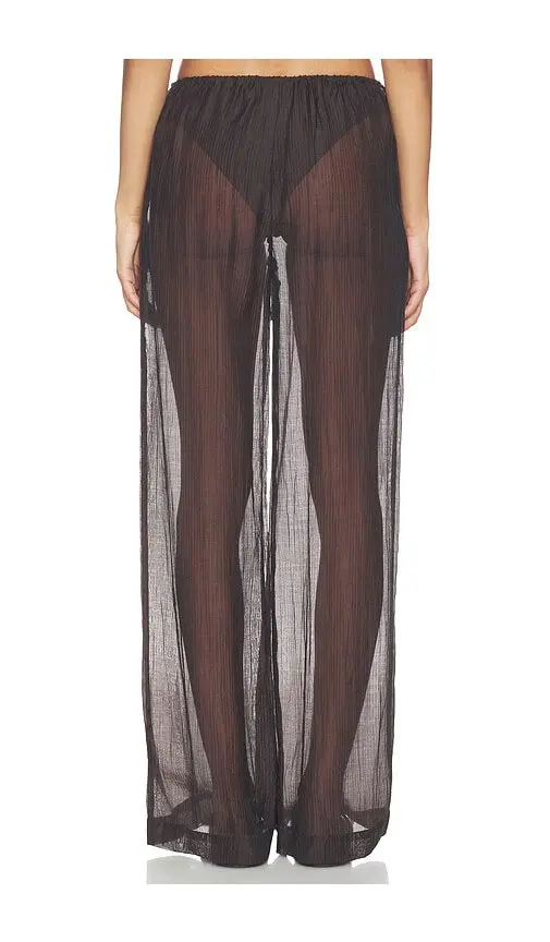 Lna Velma Sheer Plisse Trousers