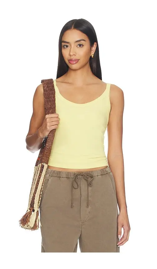 Lna Gil Rib Tank - Yellow
