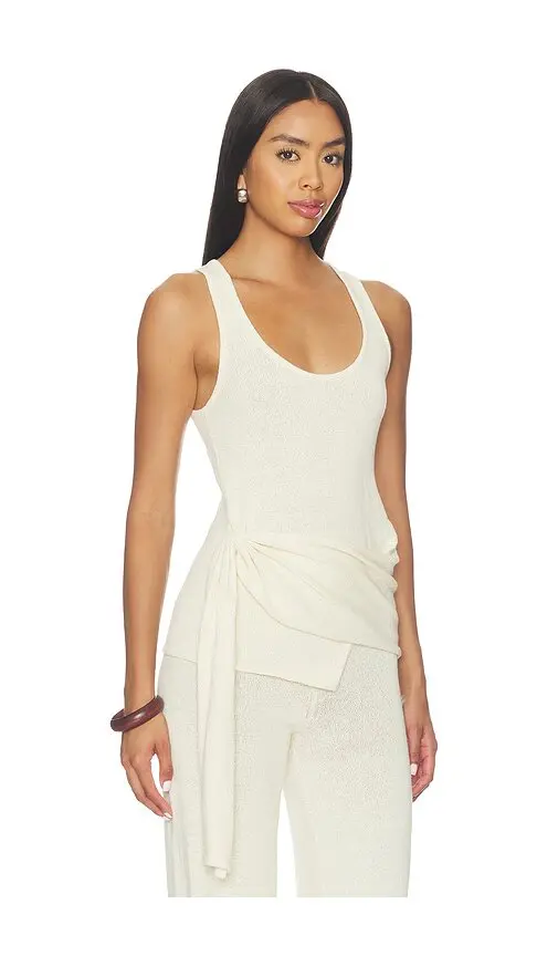 L'academie Lilyann Drape Tank