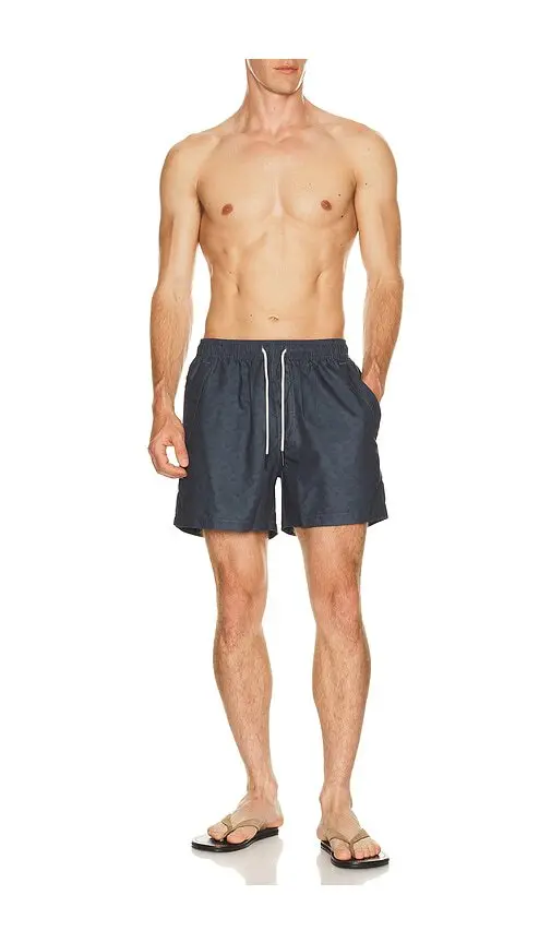 Oas Mosaico Swim Shorts - Brown
