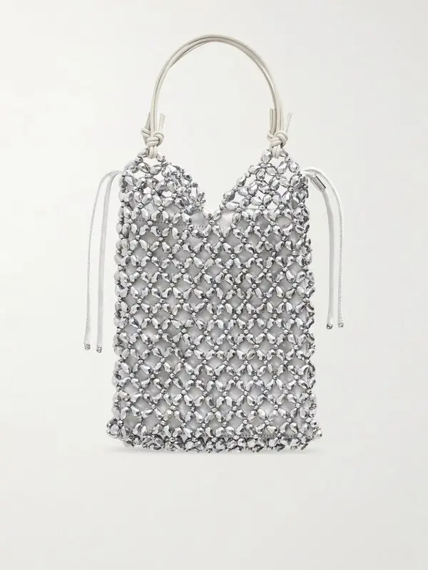 Staud Kelly Beaded Shoulder Bag