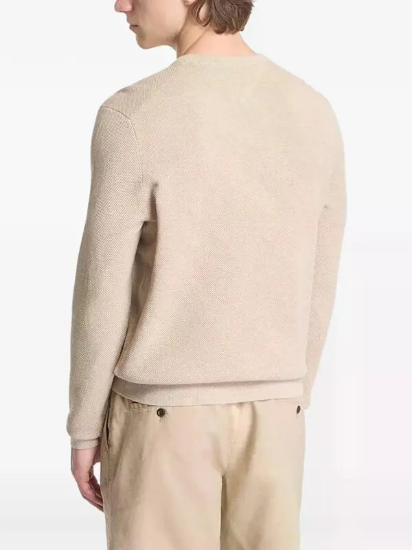 Tommy Hilfiger Crew Neck Waffle Knit Sweater