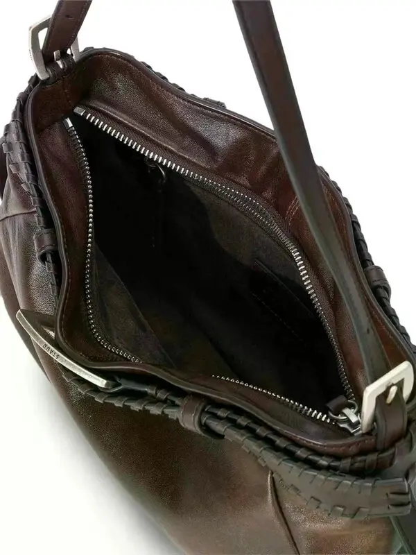 Staud Brooklyn Buckled Leather Shoulder Bag