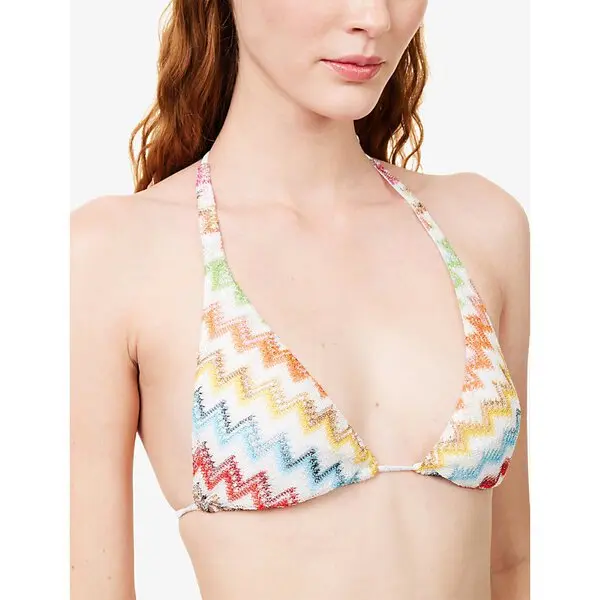 Missoni Micro Zig-zag Pattern Bikini Set - Multi