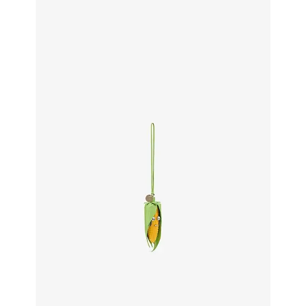 CHRISTIAN LOUBOUTIN Vegetable Corn Leather Bag Charm
