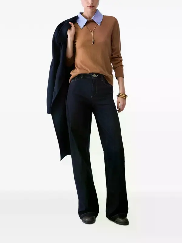 Liu Jo Belted Flared Jeans