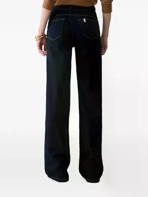 Liu Jo Belted Flared Jeans