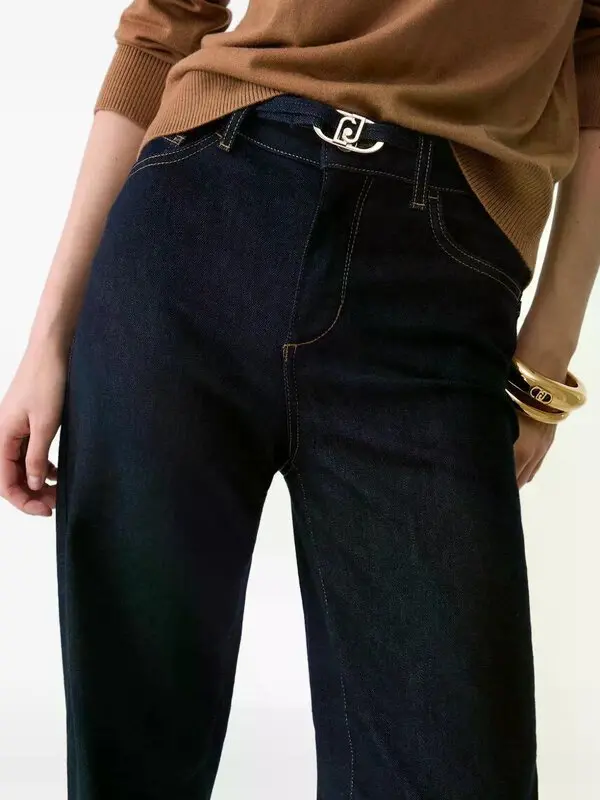 Liu Jo Belted Flared Jeans