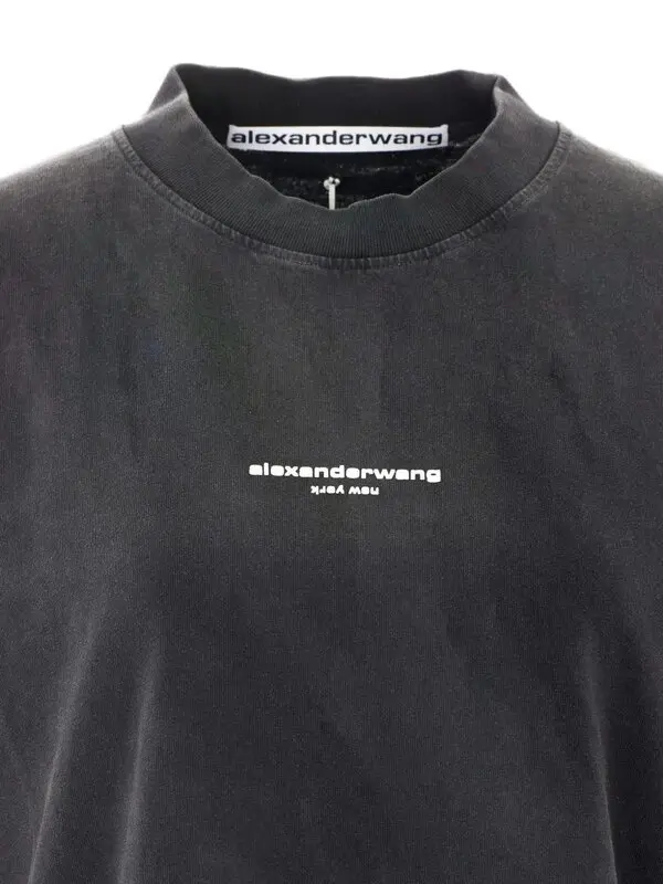 Alexander Wang Oversized Logo Print T-shirt