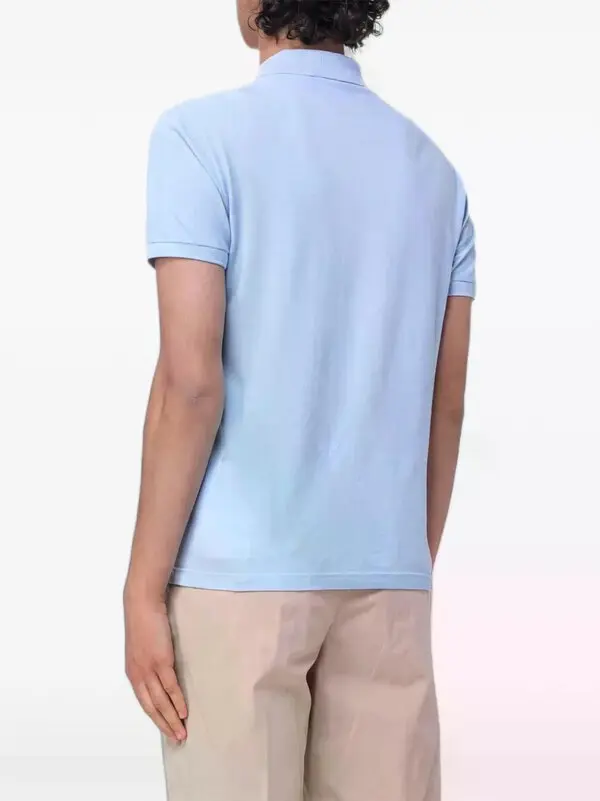 BROOKSFIELD Logo-embroidered Polo Shirt - Blue