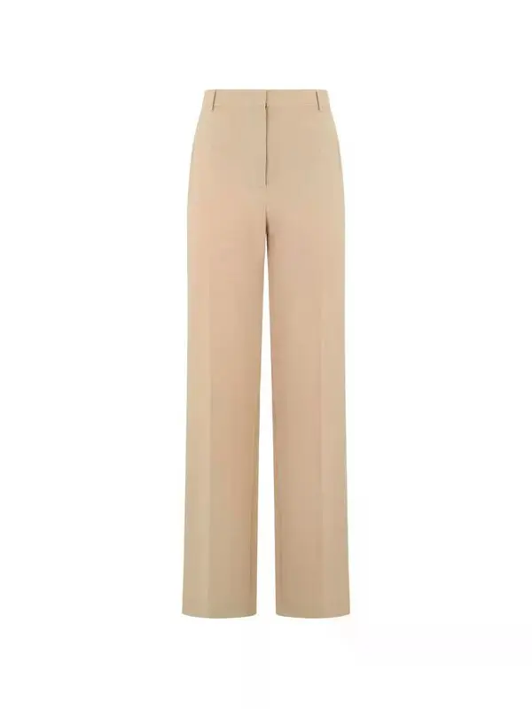 Alberta Ferretti High-waisted Pressed-crease Trousers