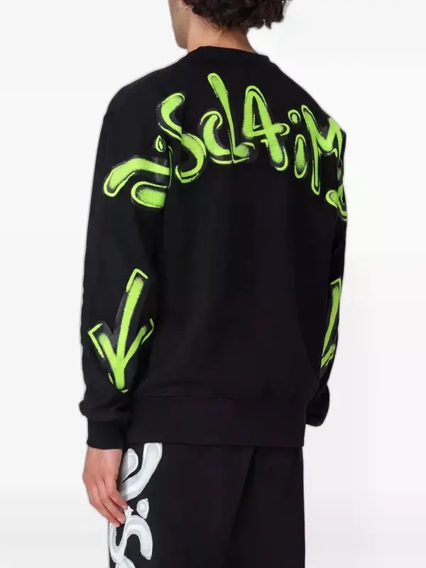 DISCLAIMER Logo-print Drop-shoulder Sweatshirt