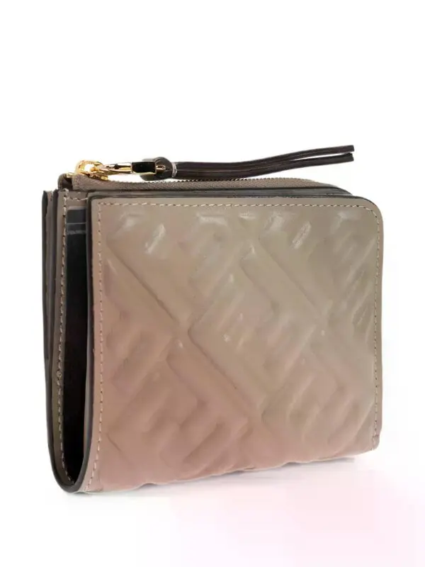 Fendi Baguette Ff-embossed Leather Wallet