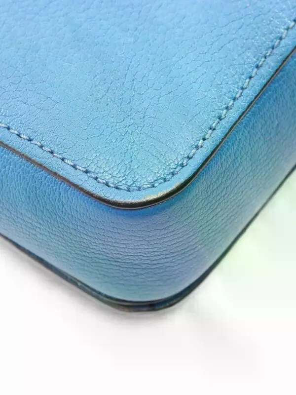 Miu Miu Madras Bicolore Shoulder Bag - Blue
