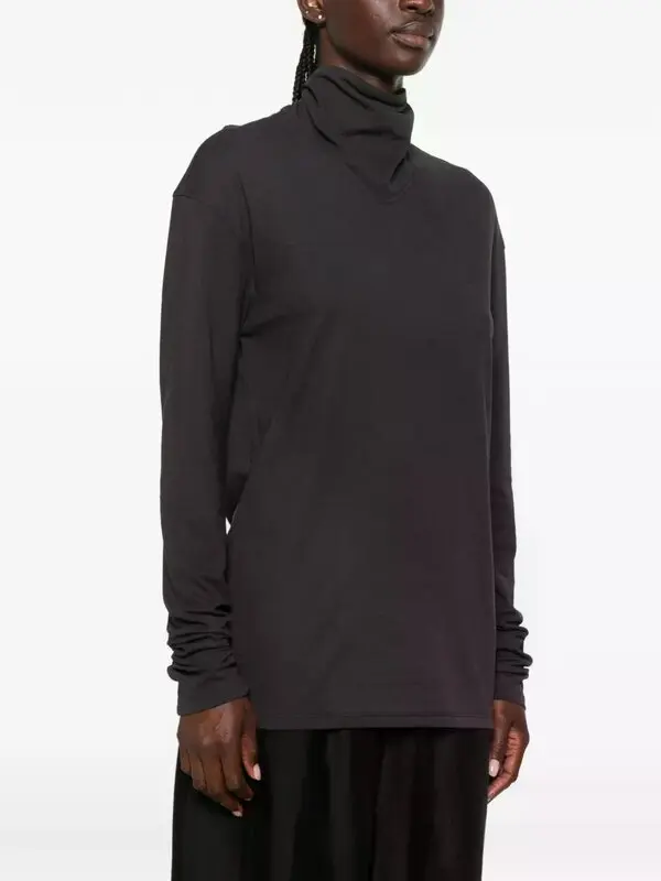 LEMAIRE Lemere Tie-fastening T-shirt - Grey