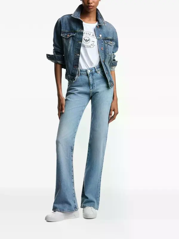 Emporio Armani J7j Flared Jeans - Blue