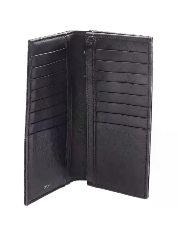 Dior 2010s Oblique Jacquard Bi-fold Wallet