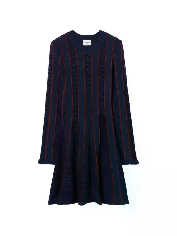 Claudie Pierlot Knitted Skater Dress - Blue