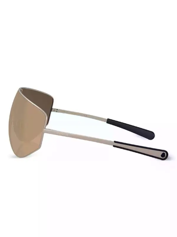 Moncler Tanium Titanium Geometric Sunglasses