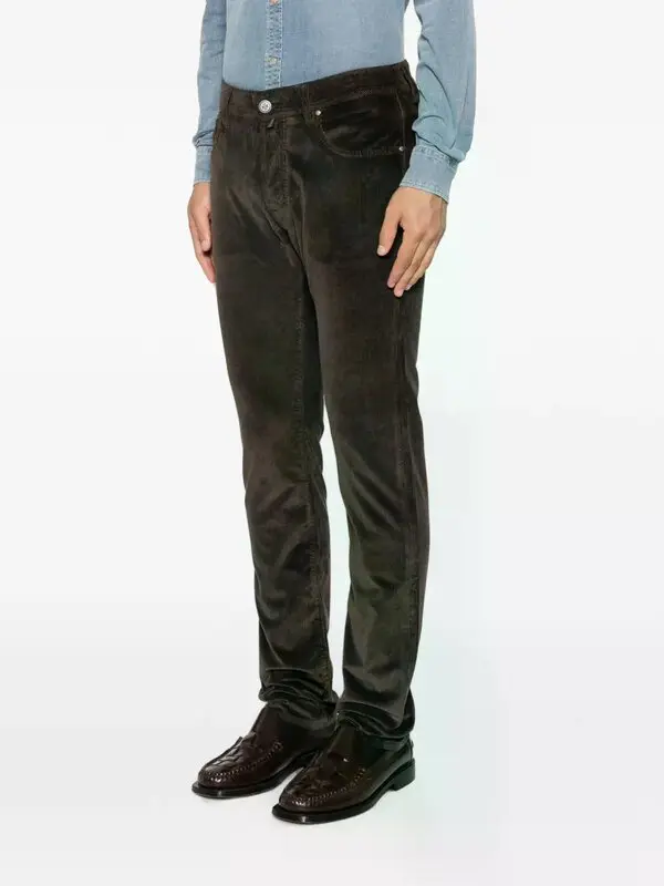Jacob Cohen Corduroy Effect Jeans - Brown