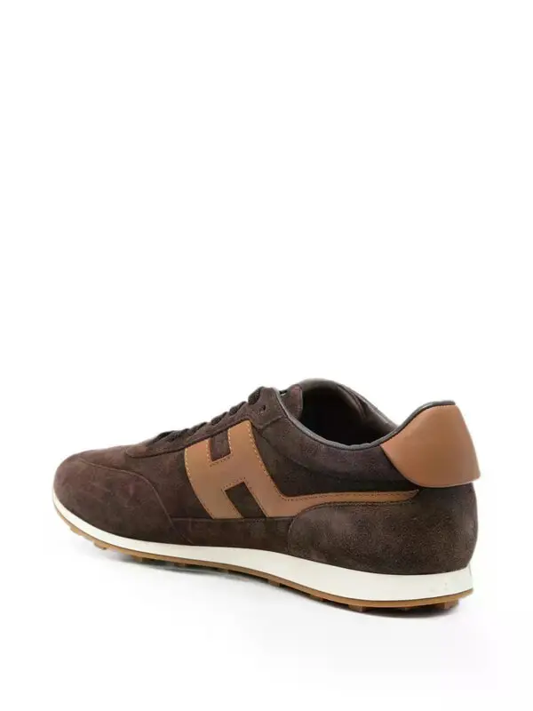 Hogan H699 Logo-patch Sneakers - Brown