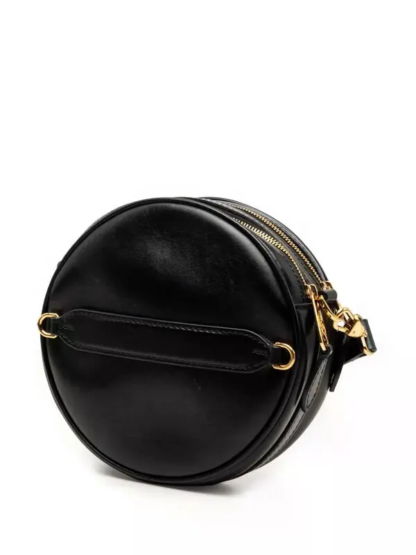 Burberry Calfskin Louise Round Crossbody Bag