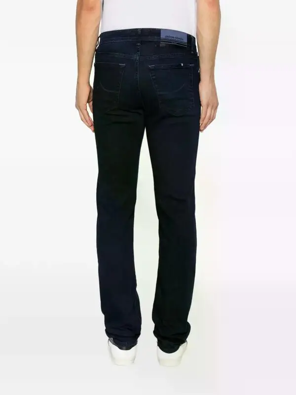 Jacob Cohen Slim-fit Jeans With Logo Patch
