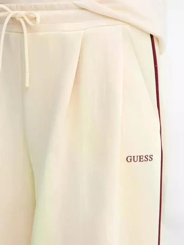Guess Wide Leg Track Pants With Side Stripe Detail