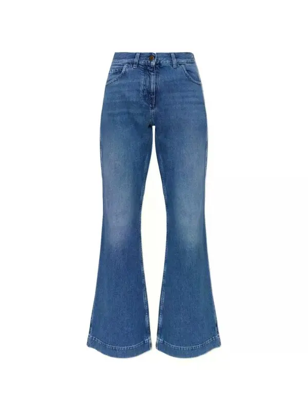 Moncler Button-fastening Jeans - Blue