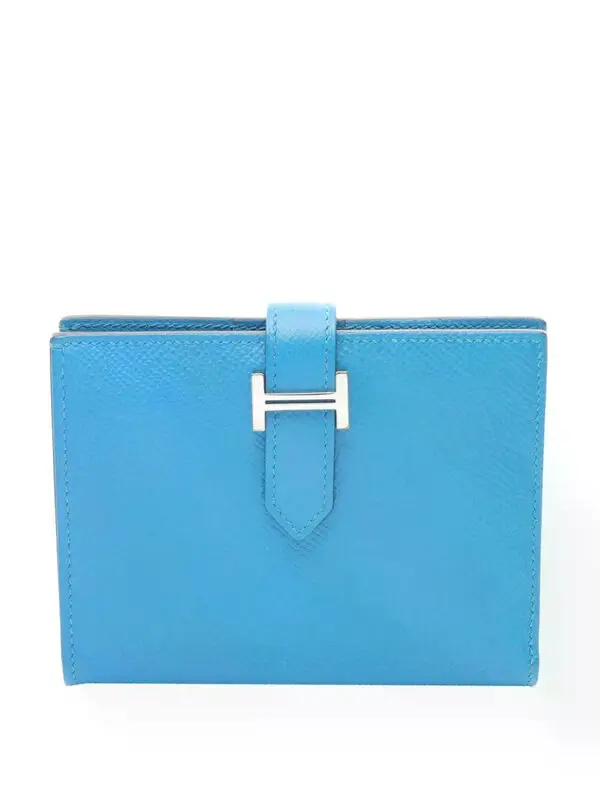 Hermès 2017 Epson Bearn Compact Small Wallets - Blue