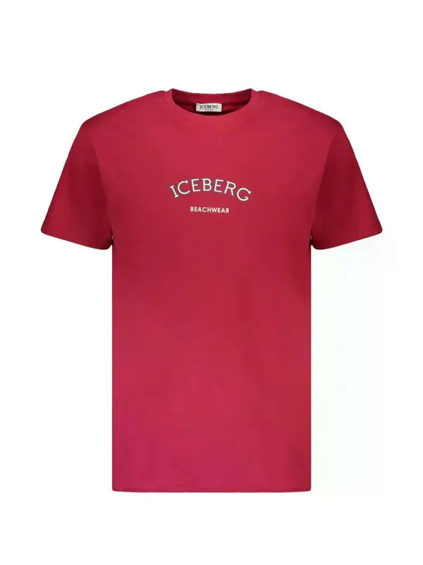 Iceberg Logo-print Short-sleeve T-shirt - Red