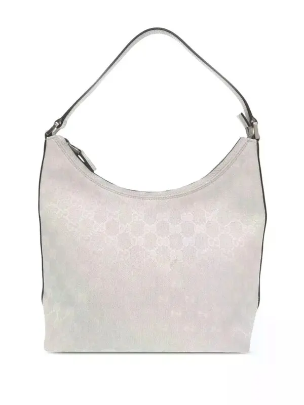 Gucci Gg Canvas Shoulder Bag - Grey