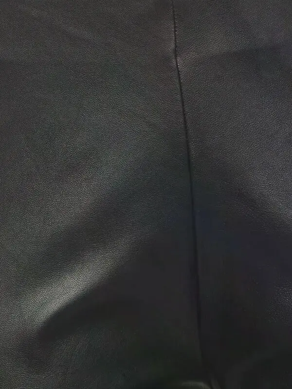 MAISON MARGIELA Leather-panelled Knit Trousers - Black