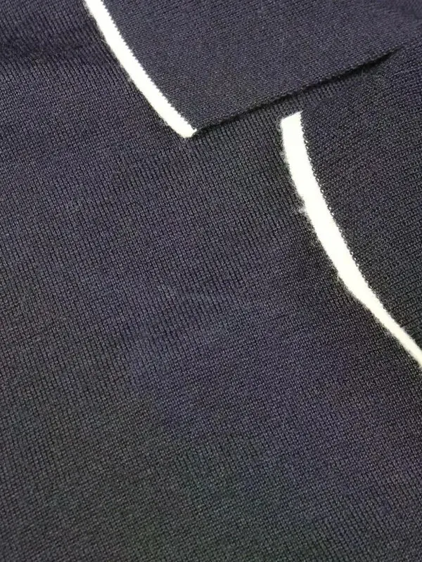 Dior Bee-embroidered Frill Polo Shirt