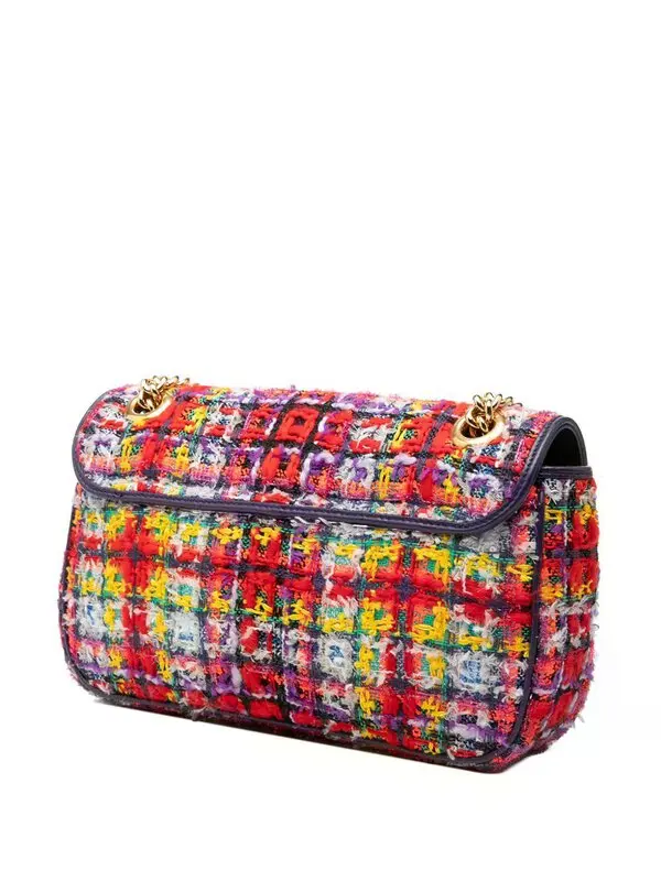 Gucci Gg Marmont Tweed Shoulder Bag