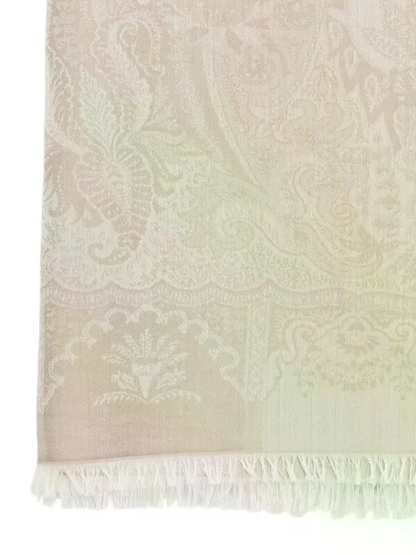 Etro Paisley-pattern Fringed Scarf