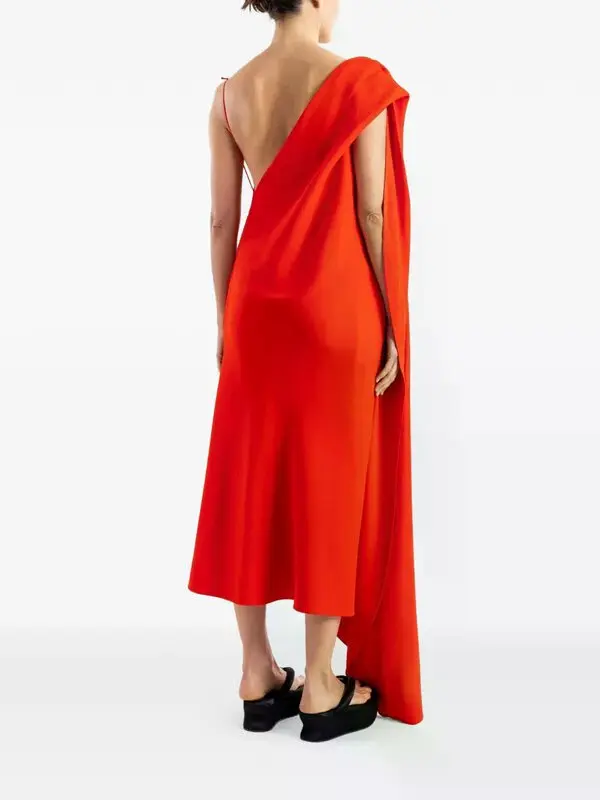 Balenciaga Draped Asymmetric Dress