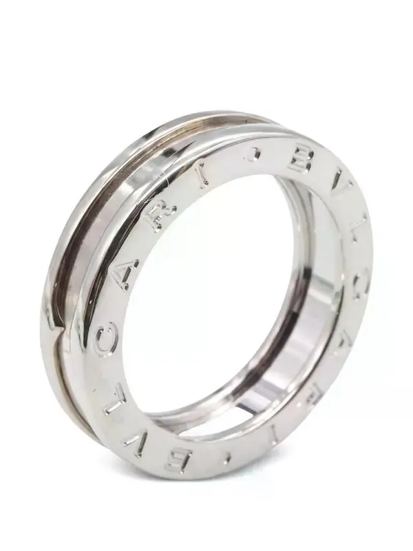 BVLGARI B.zero1 18k White Gold Ring - Silver