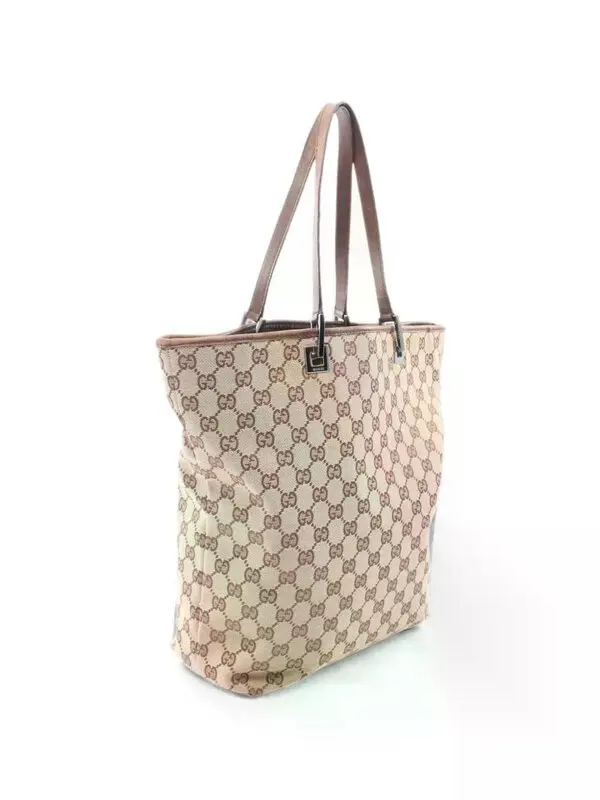 Gucci 2000s Gg Canvas Tote Bag