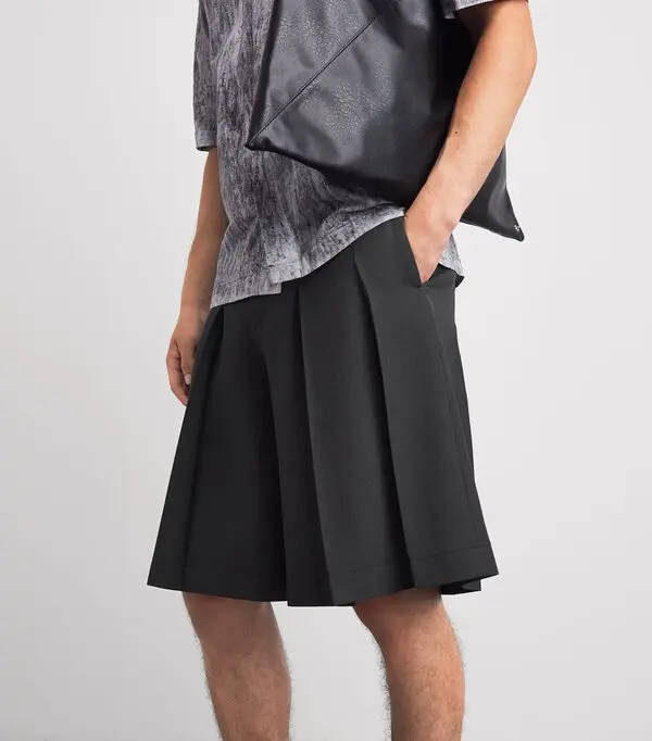Issey Miyake Pleated Cornice Shorts