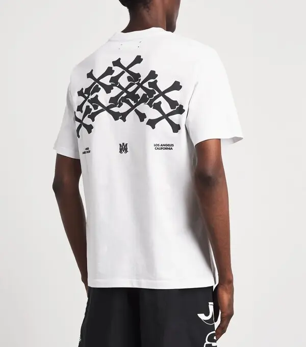 Amiri Cotton Stacked Bones T-shirt