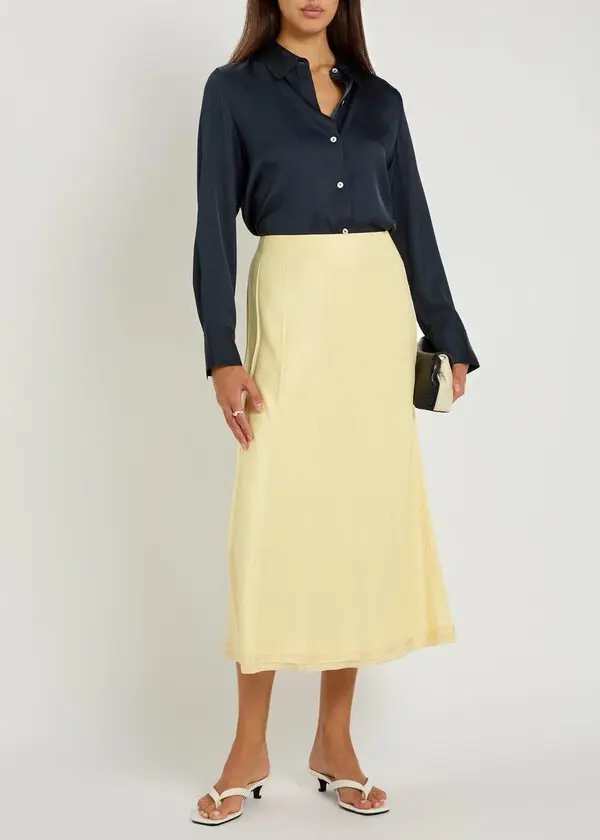 Vince Silk-blend Shirt