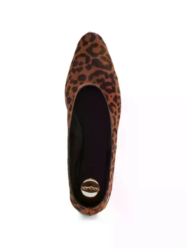 Saint Laurent Leopard-print Ballet Flats