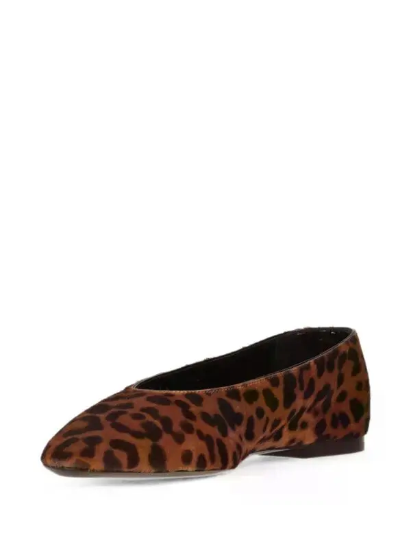 Saint Laurent Leopard-print Ballet Flats