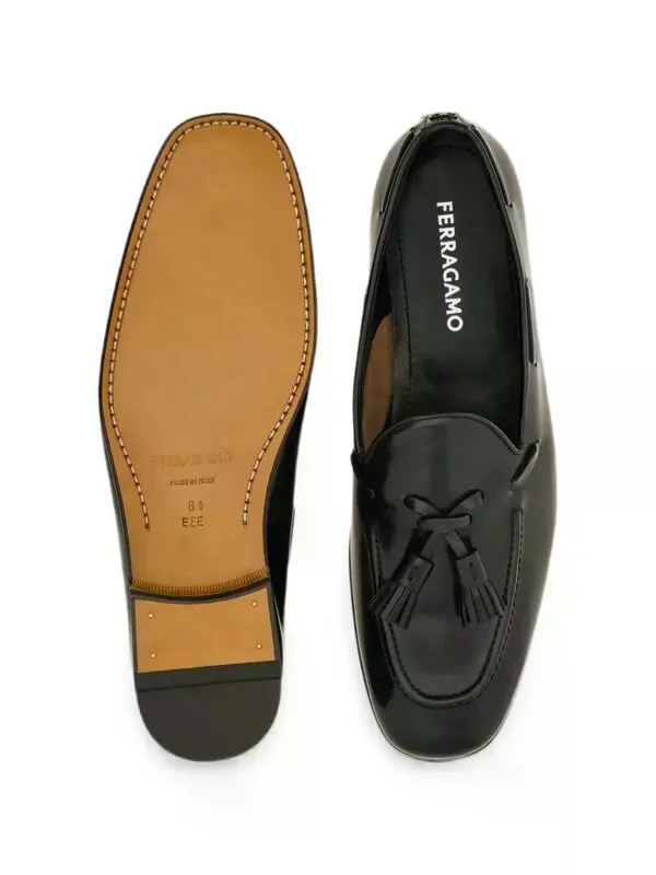 FERRAGAMO Tassel Loafers - Black