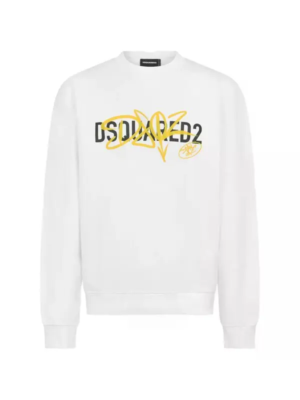 Dsquared2 Graffiti Cool Fit Crewneck Sweatshirt