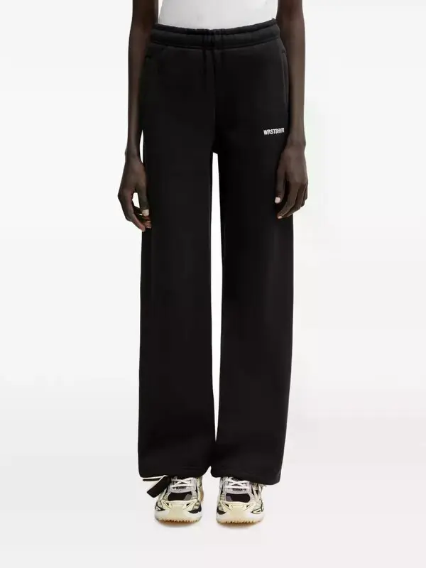 WRSTBHVR Naima Logo-print Wide Leg Track Pants