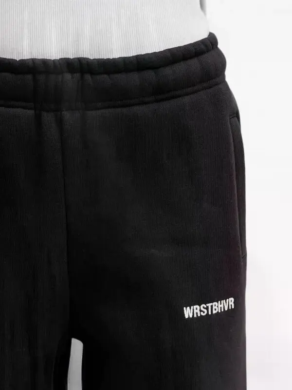 WRSTBHVR Naima Logo-print Wide Leg Track Pants