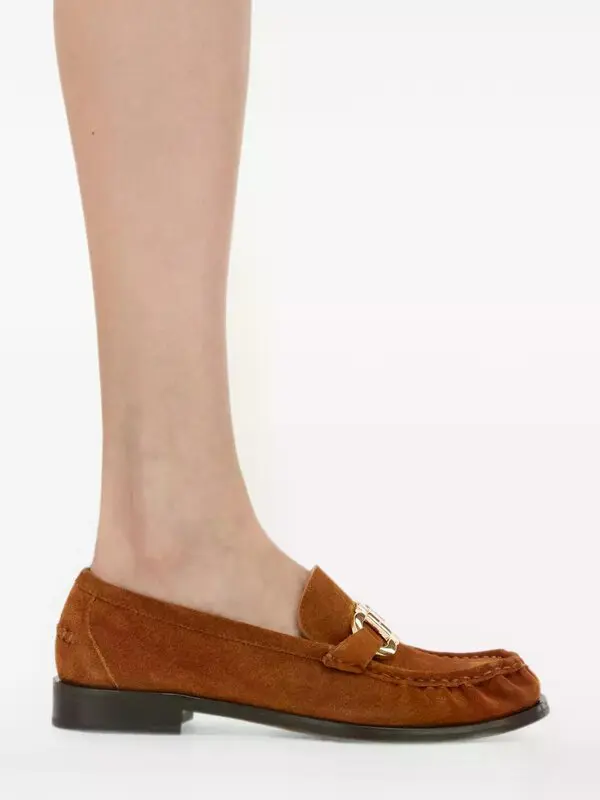 FERRAGAMO Gancini Ornament Moccasins