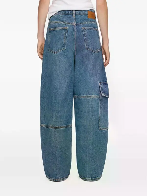 GANNI Audri Lace-trimmed Jeans